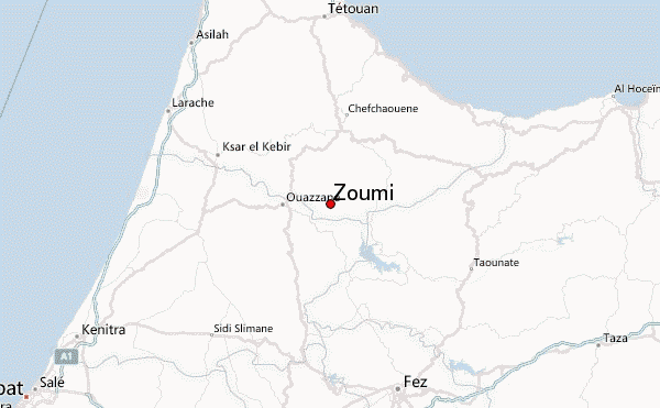 Prévisions météo pour Zoumi