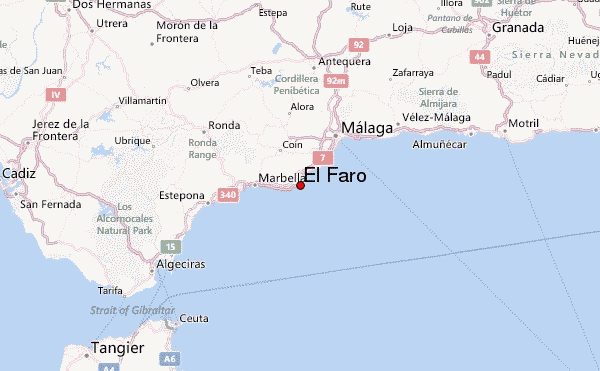 Prévisions météo pour El Faro (Andalousie)