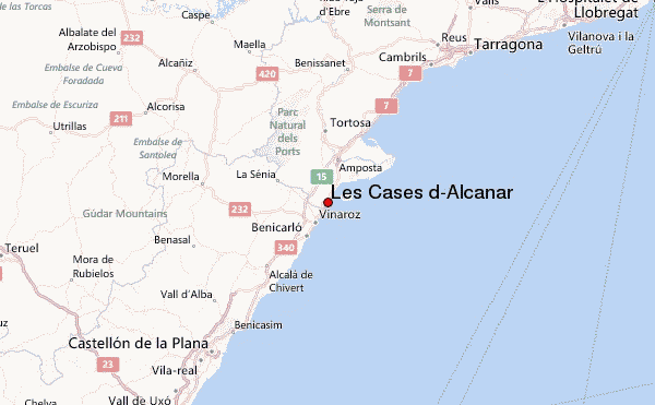 Prévisions météo pour Les Cases d'Alcanar